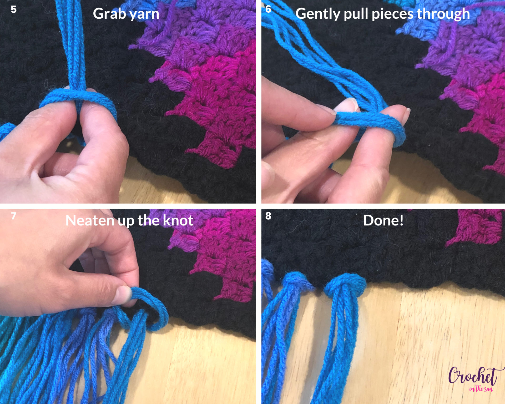 Corner to Corner crochet pattern - easy and free heart pattern